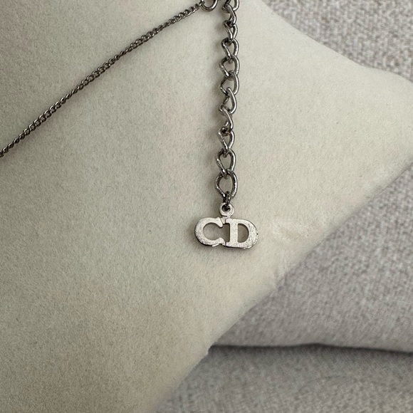 Dior | Jewelry | Christian Dior Silvertone Fashion Necklace Discolored ...